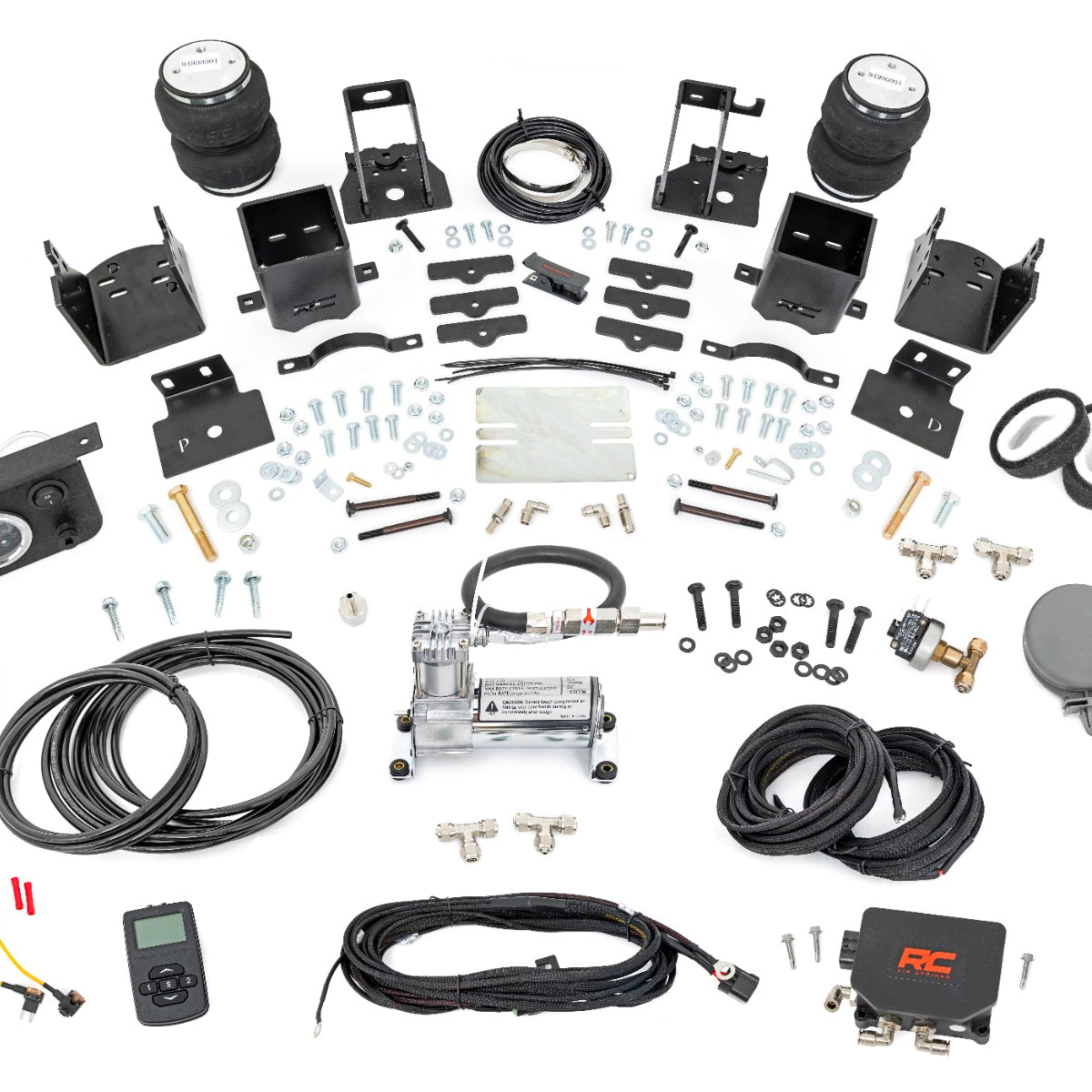 Air Spring Kit W Compressor - Wireless Controller - 3-6 In. Lifts - Fo ...