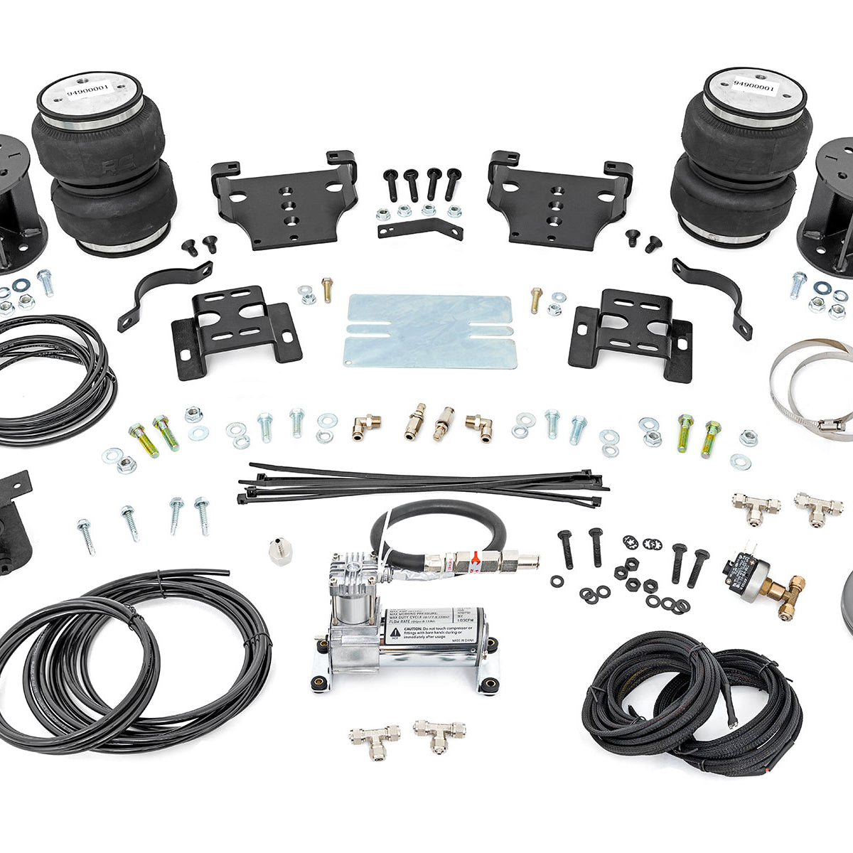 Rough Country - 6 Inch Lift Kit W/compressor - Air Spring Kit - Chevy ...