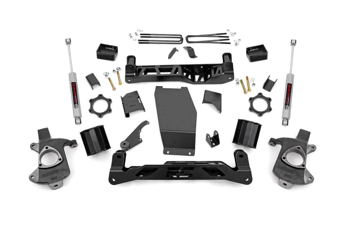 Rough Country - 5 Inch Lift Kit - Cast Steel - Chevy/GMC 1500 (14-18 ...