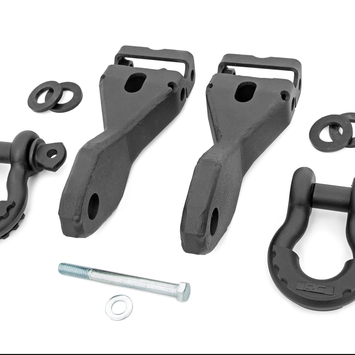 Tow Hook Brackets - D-Ring Combo - Chevy Silverado 1500 2WD/4WD (2014 ...