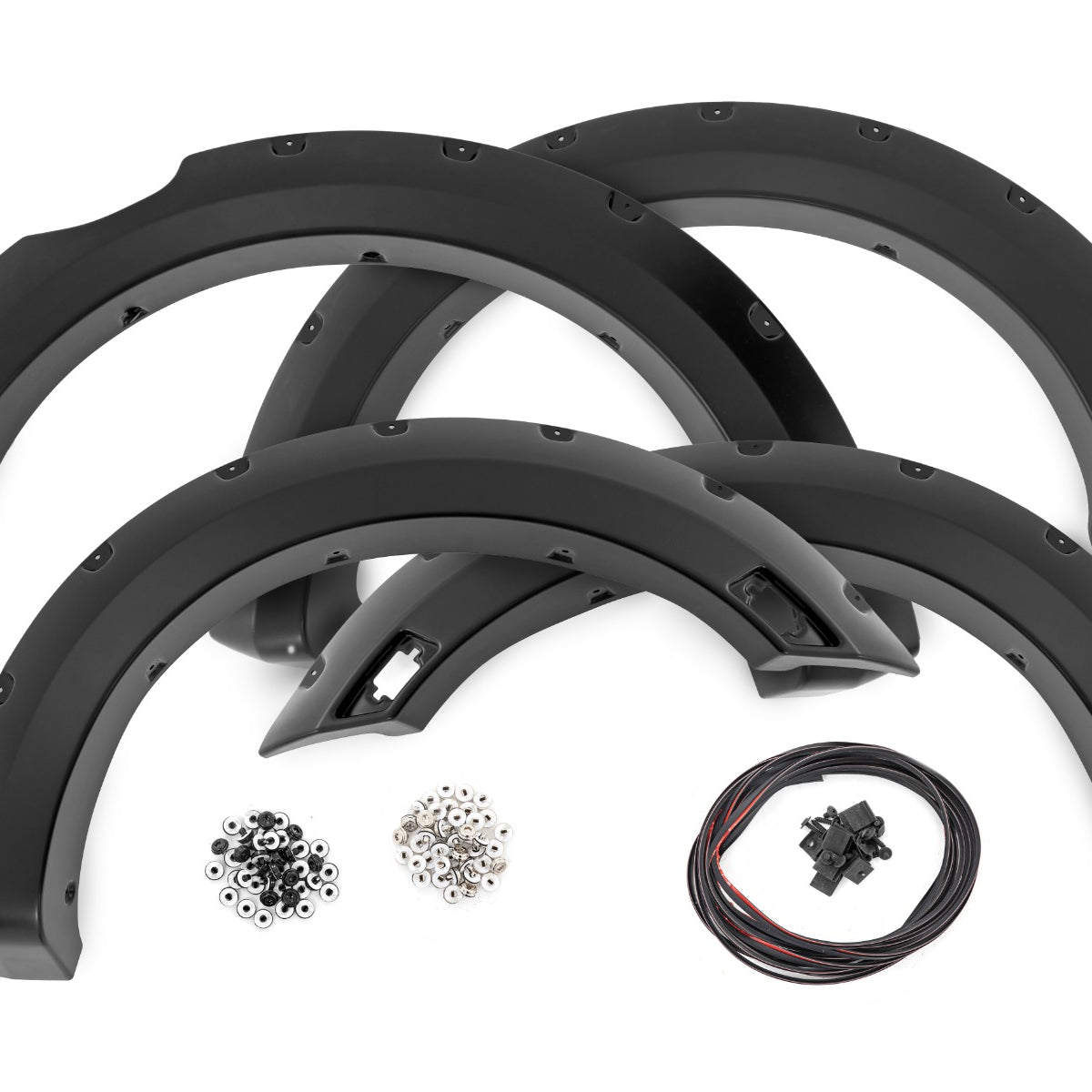 Pocket Fender Flares - JS Iconic Silver - Ford Ranger 2WD/4WD (2019-20 ...