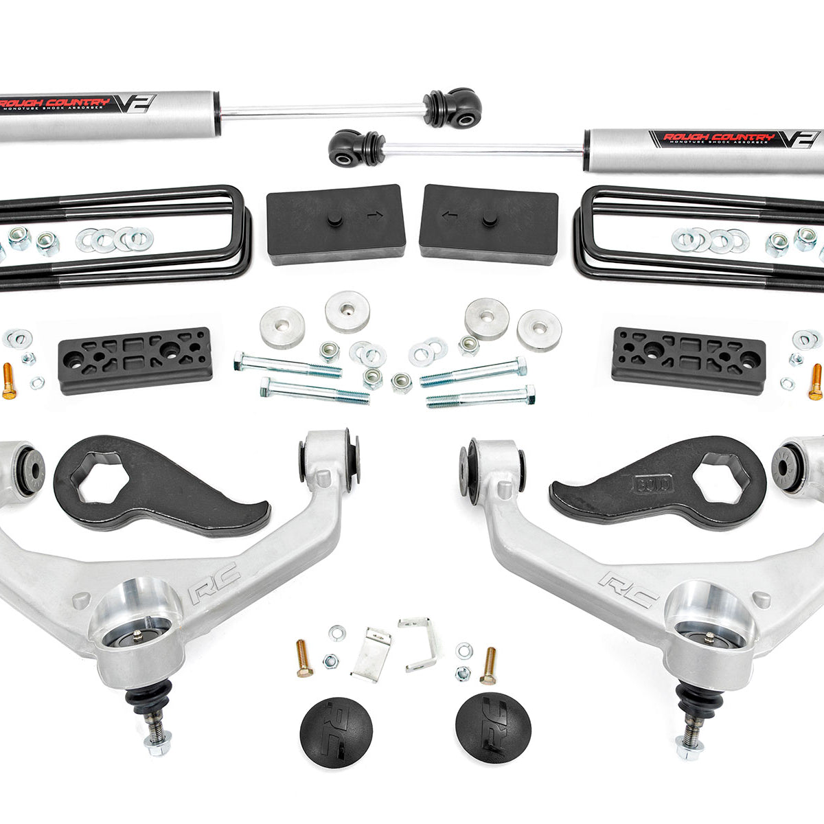 3 Inch Lift Kit - UCAs - V2 - W/ Overloads - Chevy/GMC 2500HD (20-24 ...