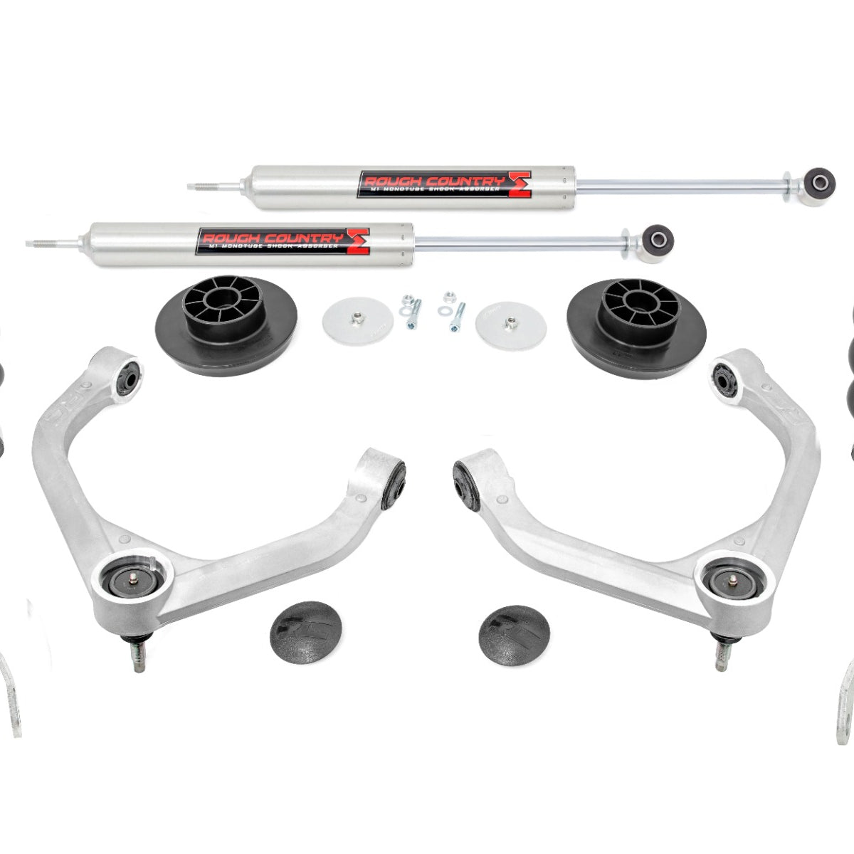 Rough Country - 3.5 Inch Lift Kit - M1 Struts/M1 - Ram 1500 2WD/4WD (2 ...