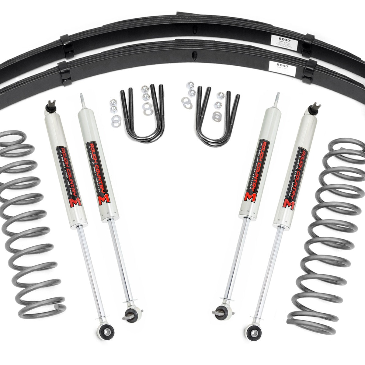 3 Inch Lift Kit - RR Springs - M1 - Jeep Cherokee XJ 2WD/4WD (1984-200 ...