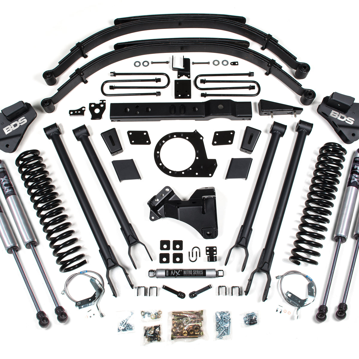 8 Inch Lift Kit - 4-Link Conversion - Ford F250/F350 Super Duty (17-19 ...