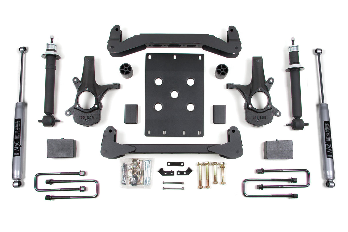 4 Inch Lift Kit | Chevy Silverado or GMC Sierra 1500 (07-13) 2WD ...