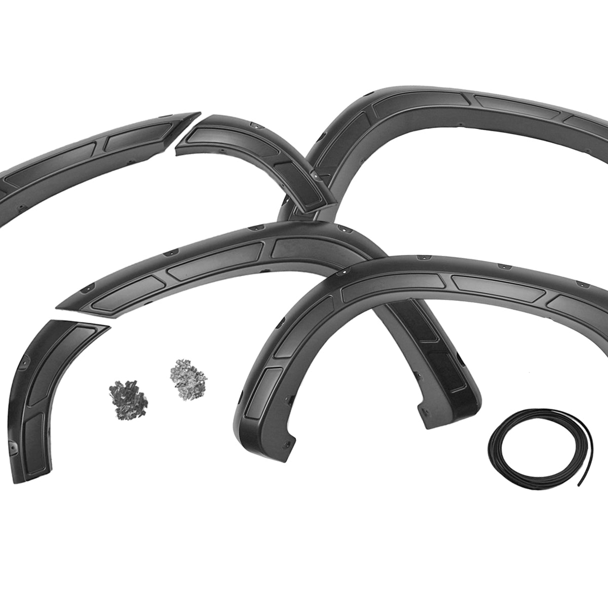 Fender Flares - Defender - G9K Satin Steel - Chevy Silverado 1500 (19 ...