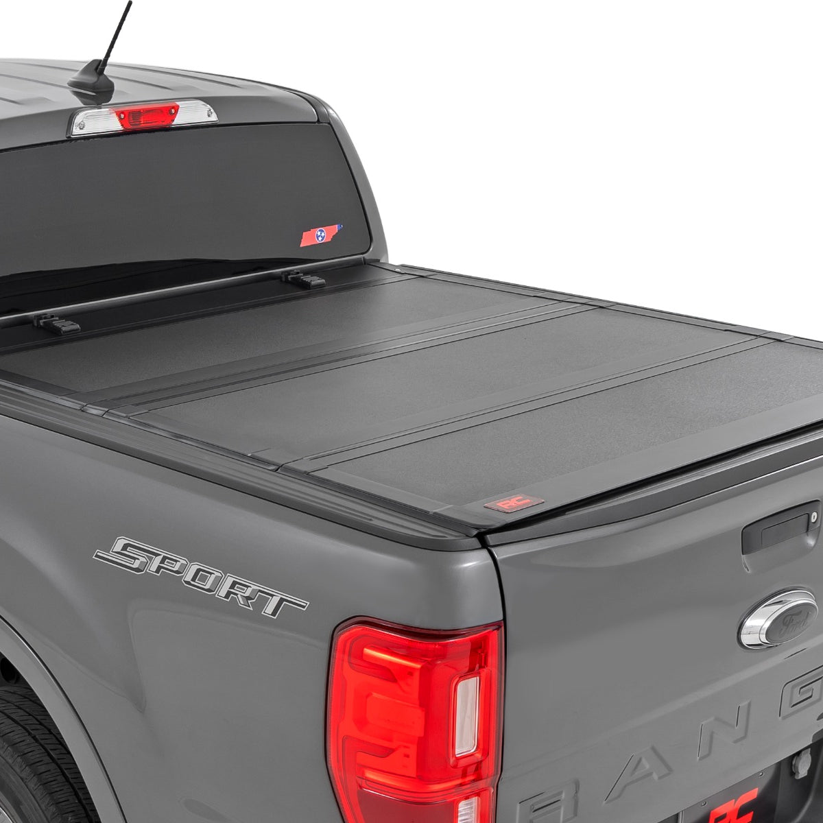 Hard Tri-Fold Flip Up Bed Cover - 5' Bed - Ford Ranger 2WD/4WD (2019-2 ...