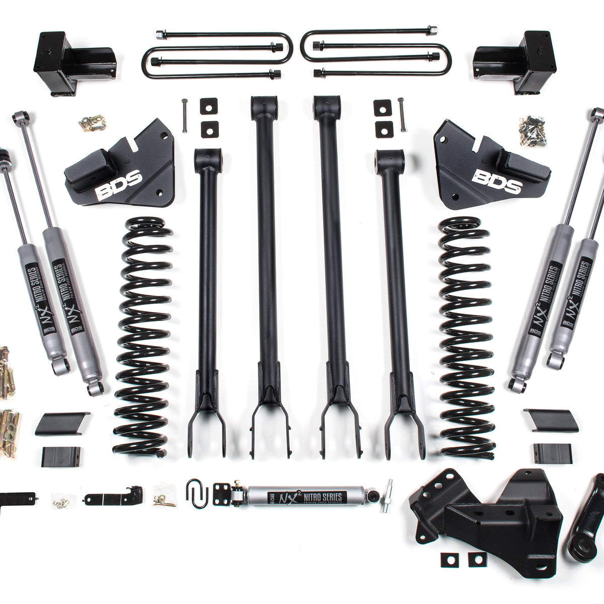 5 Inch Lift Kit w/ 4-Link | Ford F250/F350 Super Duty (20-22) 4WD | Ga ...