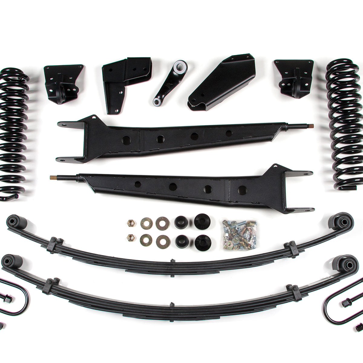 4 Inch Lift Kit W/ Radius Arm - Ford F100/F150 (80-96) 4WD – Truck Pros