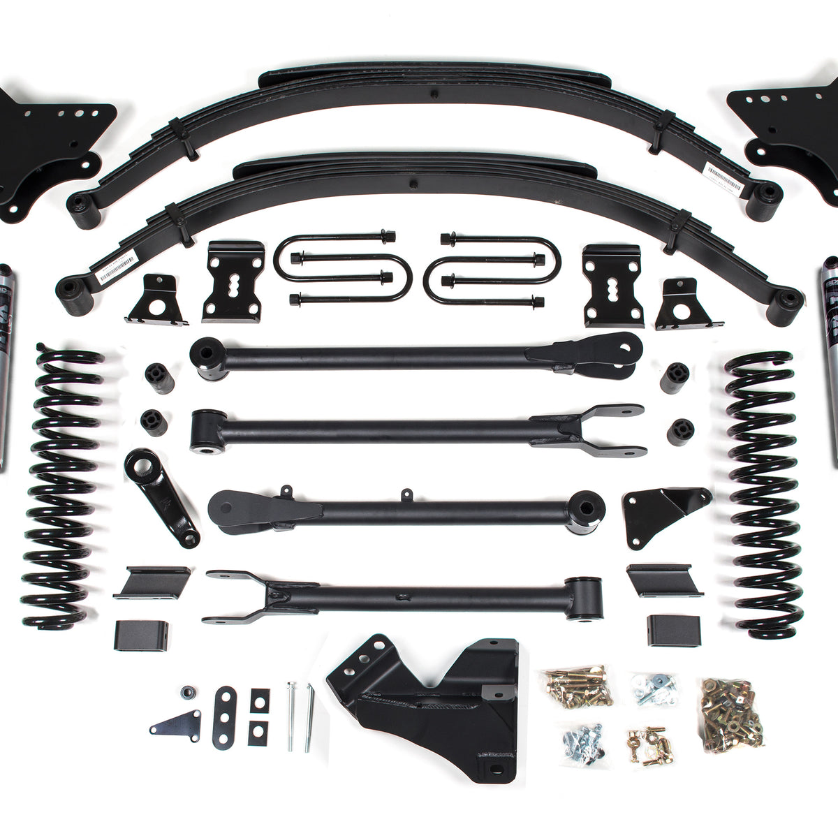 4 Inch Lift Kit W/ 4-Link - Ford F250/F350 Super Duty (08-10) 4WD - Ga ...