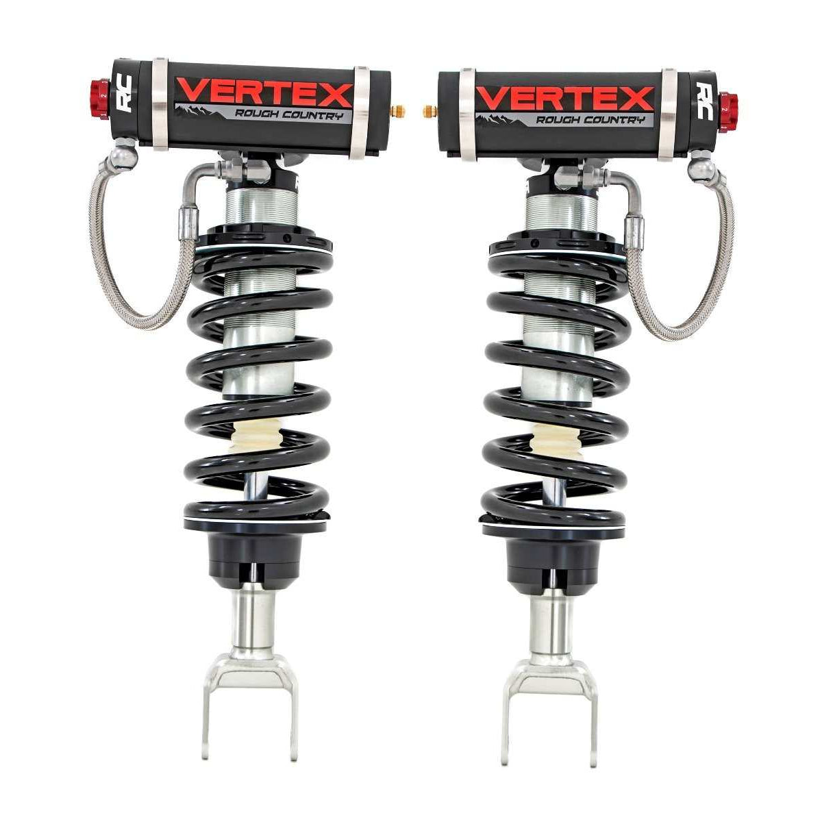 Vertex 2.5 Remote Reservoir Leveling Coilovers - 2 Inch - Ram 1500 4WD ...