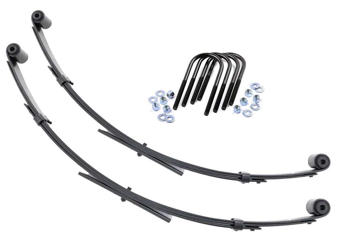 Front Leaf Springs - 2.5 Inch Lift - Pair - Jeep Wrangler YJ 4WD (1987 ...