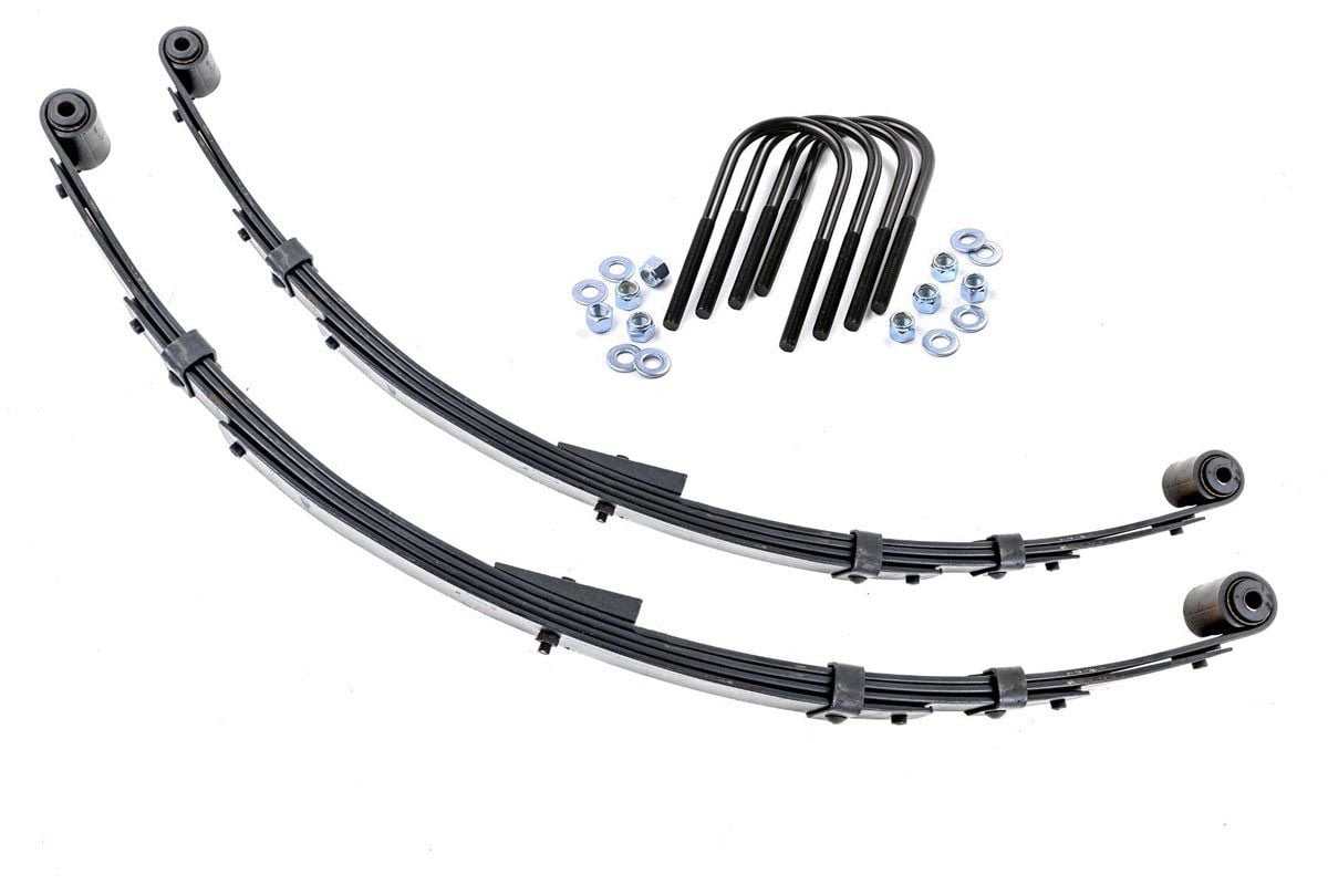 Rear Leaf Springs - 4 Inch Lift - Pair - Jeep Wrangler YJ 4WD (1987-19 ...