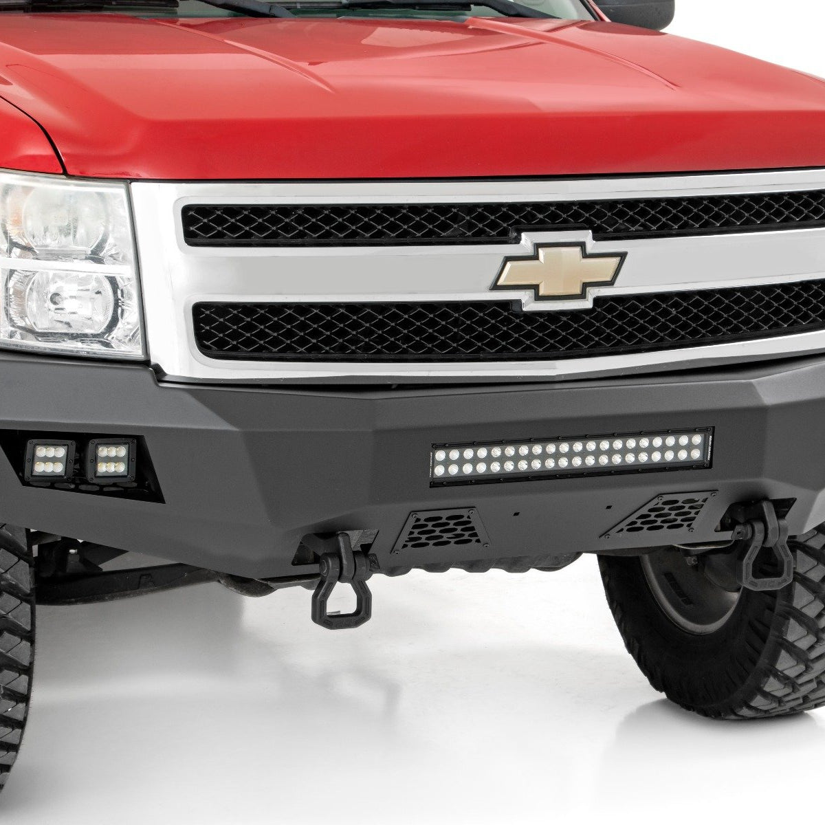 Rough Country - Front Bumper - Chevy Silverado 1500 2WD/4WD (2007-2013 ...