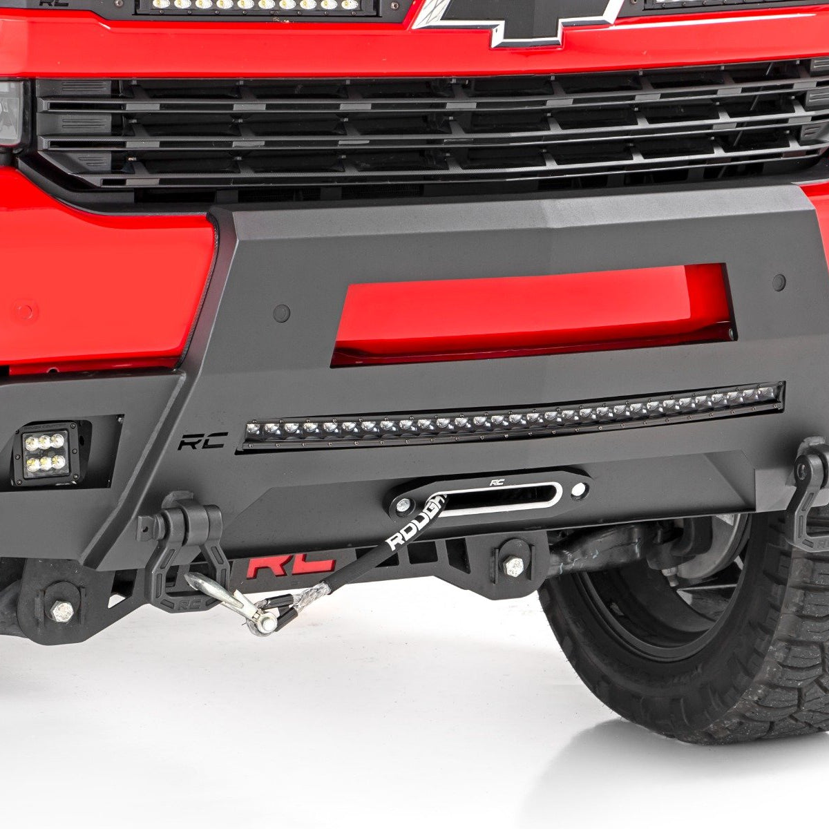 Rough Country Hidden Winch Bumper - Chevy Silverado 1500 2WD 4WD (2019 ...