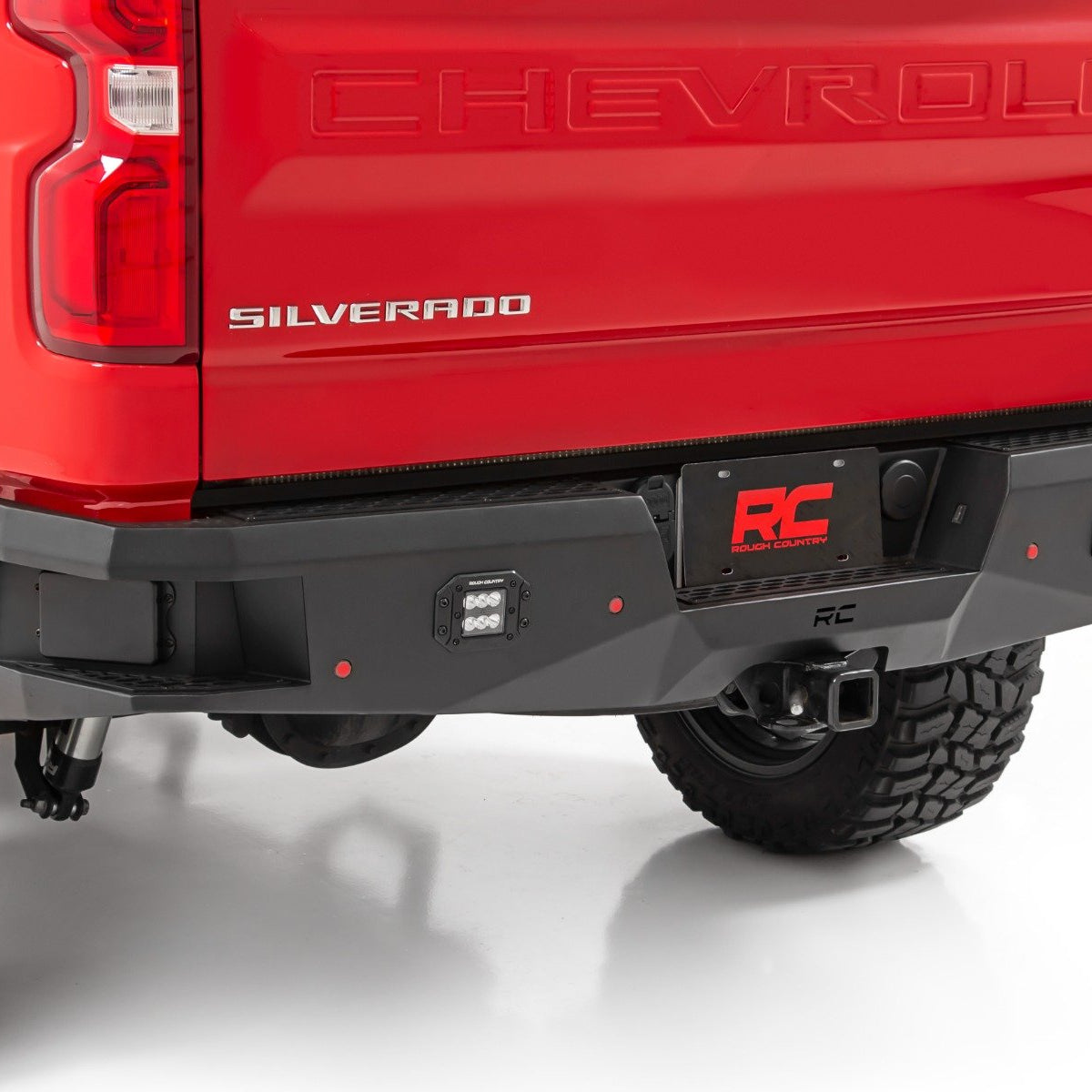 Rough Country - Rear LED Bumper - Chevy Silverado 1500 2WD/4WD (2019-2 ...