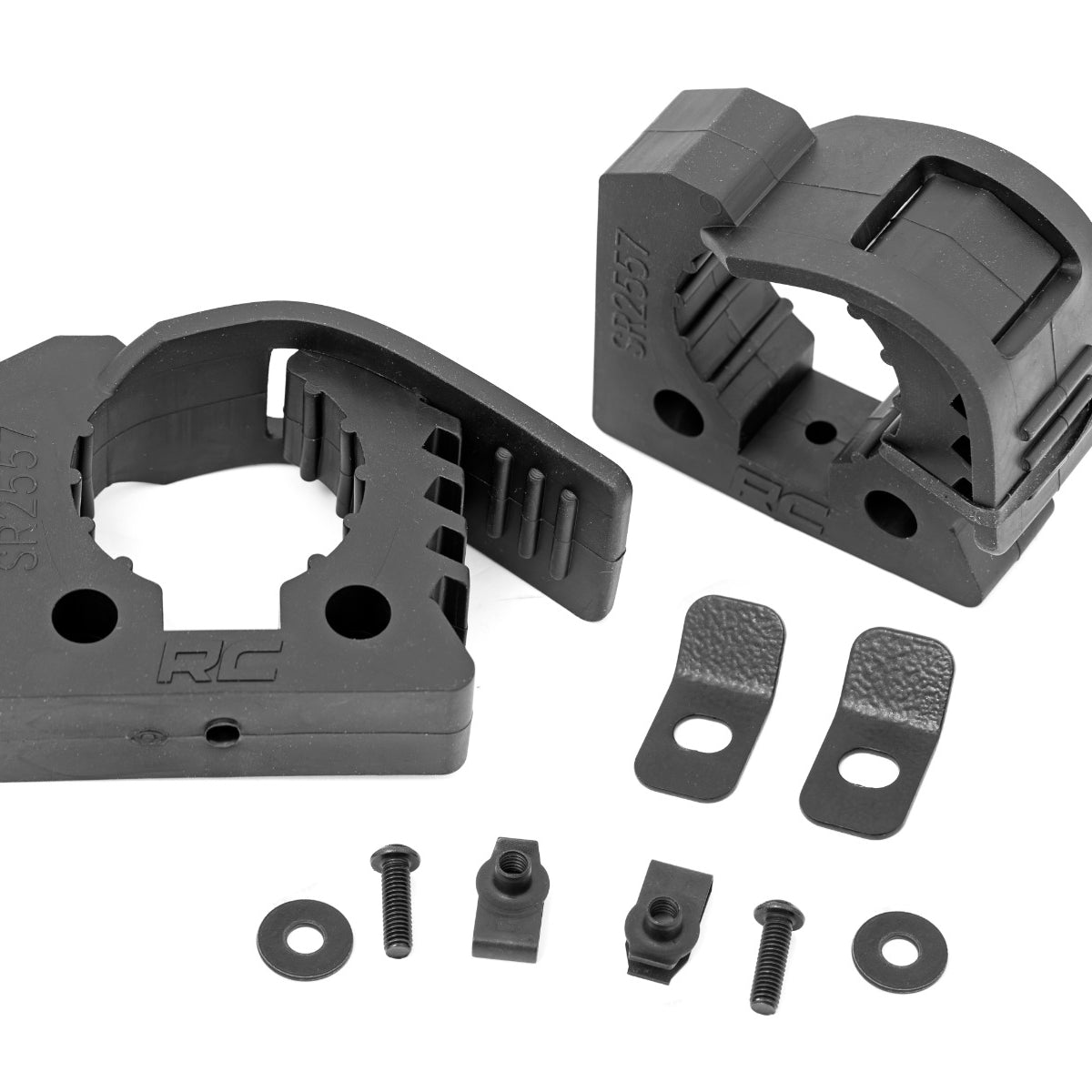 Rough Country - Rubber Molle Panel Clamp Kit - Universal - 1 In. - 2 1 ...