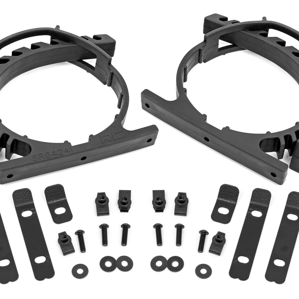 Rubber Molle Panel Clamp Kit - Universal - 2.5 Inch - 9.5 Inch - 2-Cla ...